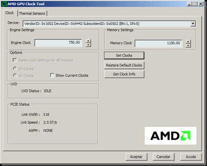 SATsoftware: AMD GPU Clock Tool